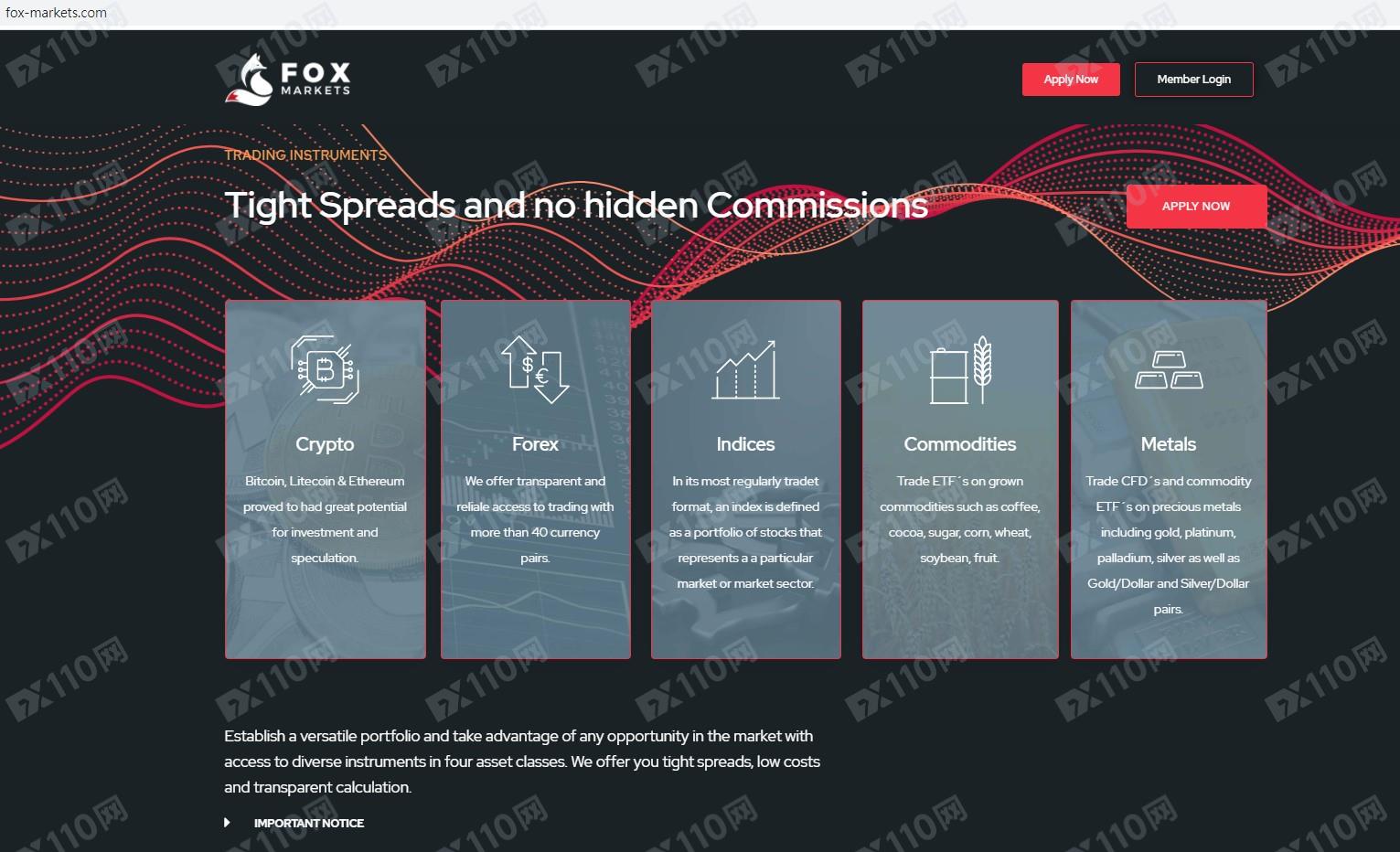 Fox Markets黑平台-FX110网