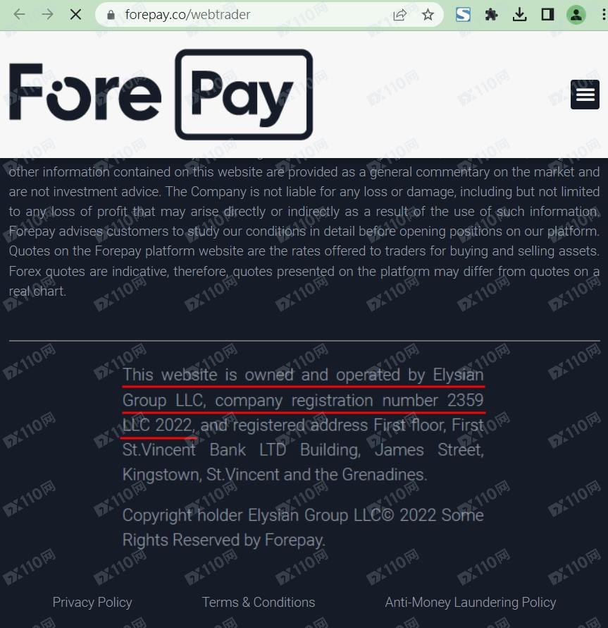 Forepay_虛假外匯交易平臺_虛假外匯黑平臺