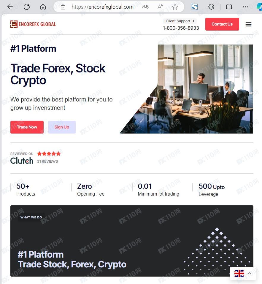 EncoreFX Global黑平台-FX110网