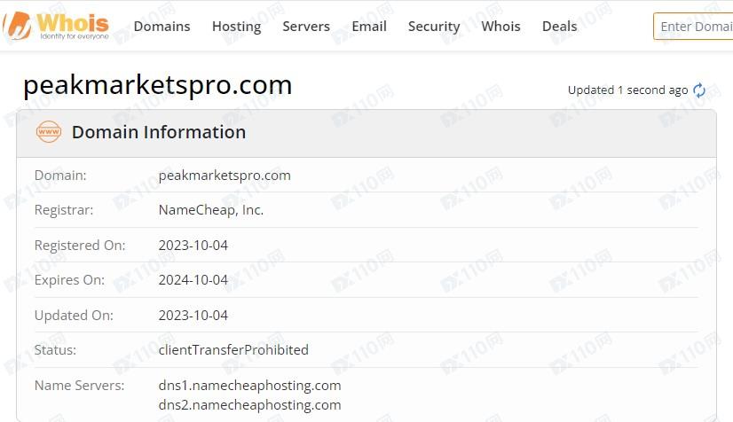 Peak Markets Pro黑平台-FX110网